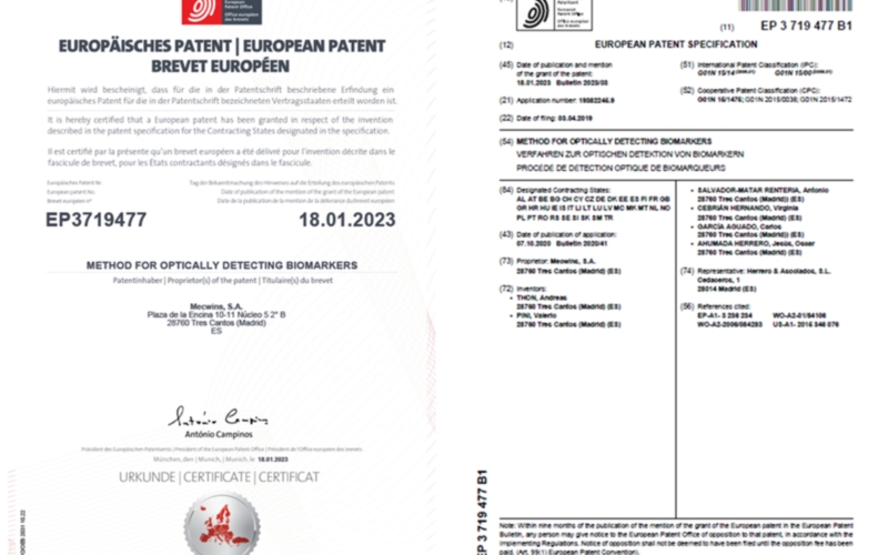 Mecwins receives new patent in USA and EU